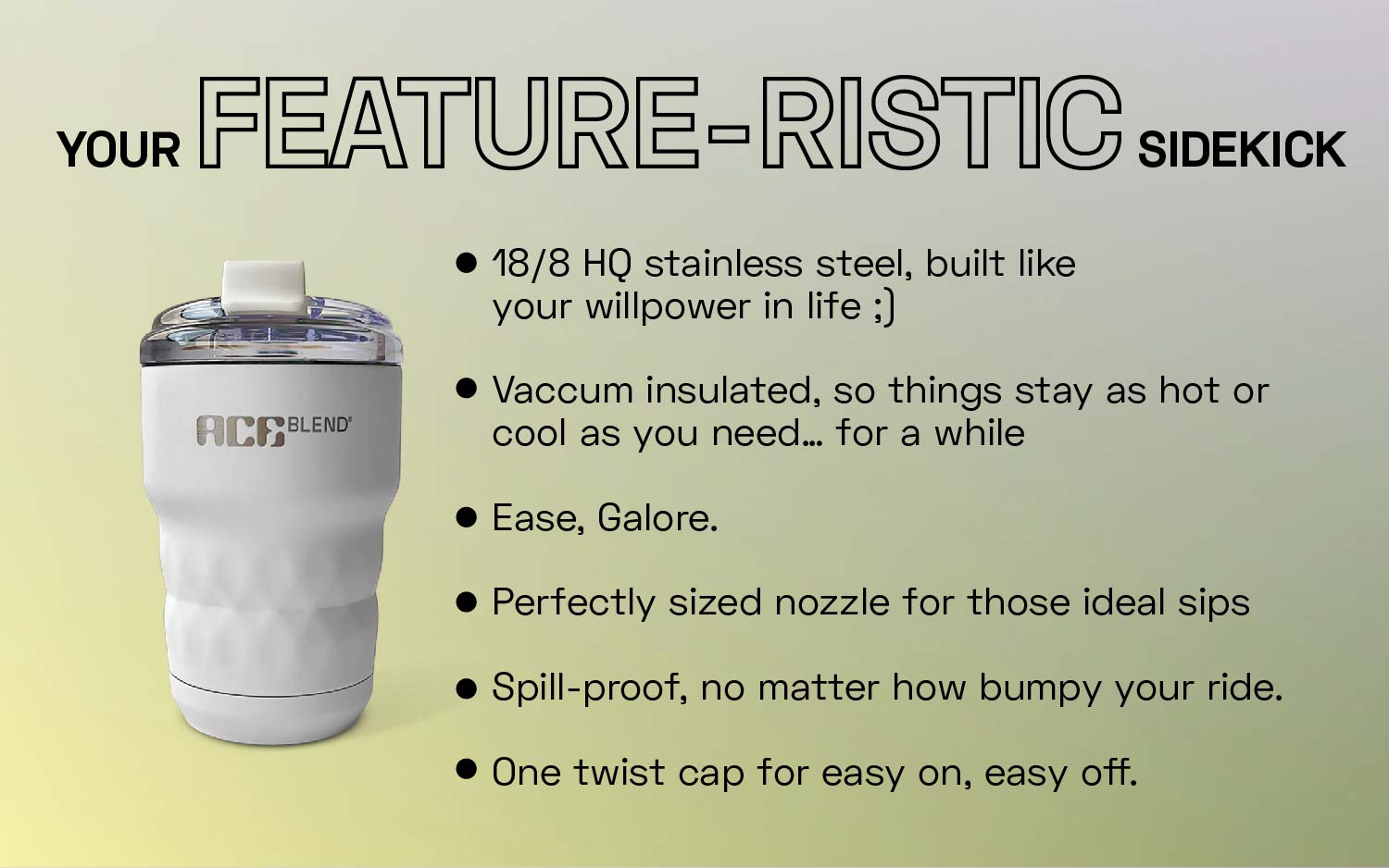 Stainless Steel Elixir Mug | Ace Blend