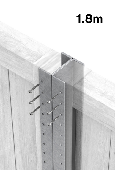 Galvanised steel fence posts – Birkdale