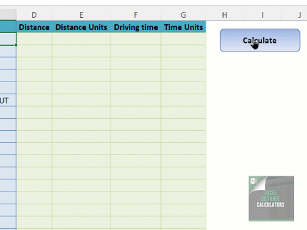 Driving Distance with Departure Time Calculator – Excel Distance ...
