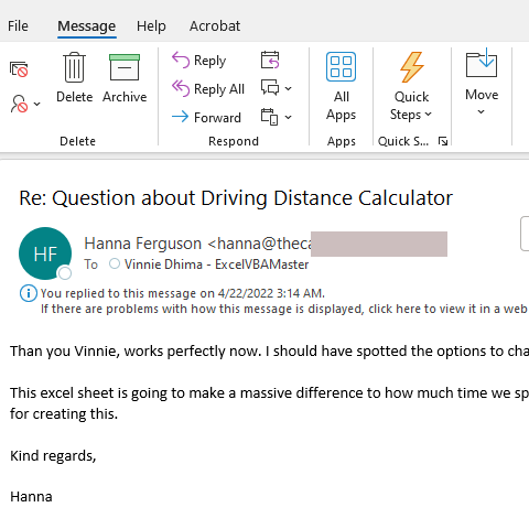 Calculate Driving Distances in Excel – Excel Distance Calculators