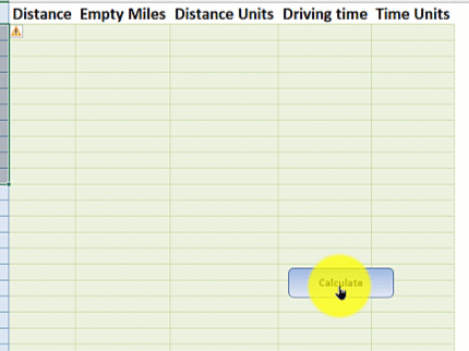 Excel Distance Calculator with Empty Miles – Excel Distance Calculators