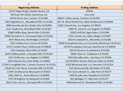 Straight Line Distance Calculator – Excel Distance Calculators