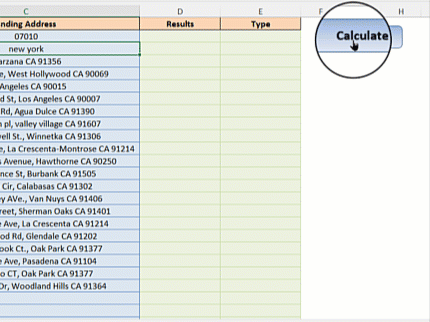 Straight Line Distance Calculator – Excel Distance Calculators