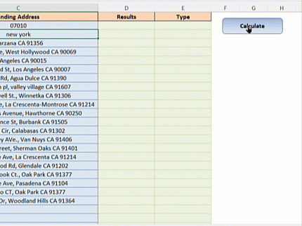 Straight Line Distance Calculator – Excel Distance Calculators