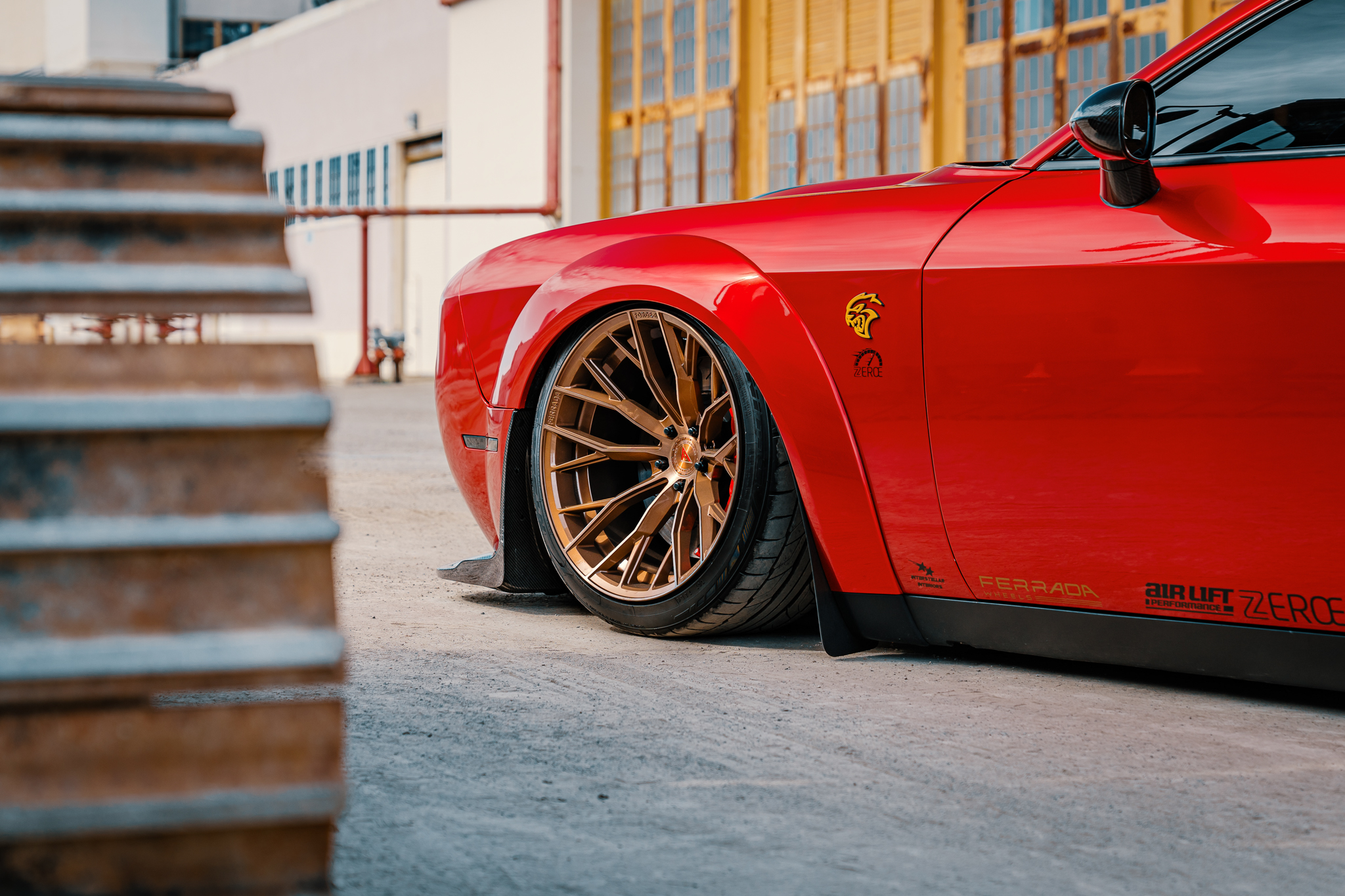 Dodge Challenger Hellcat Widebody - Ferrada F8-FR9 – Kixx Motorsports