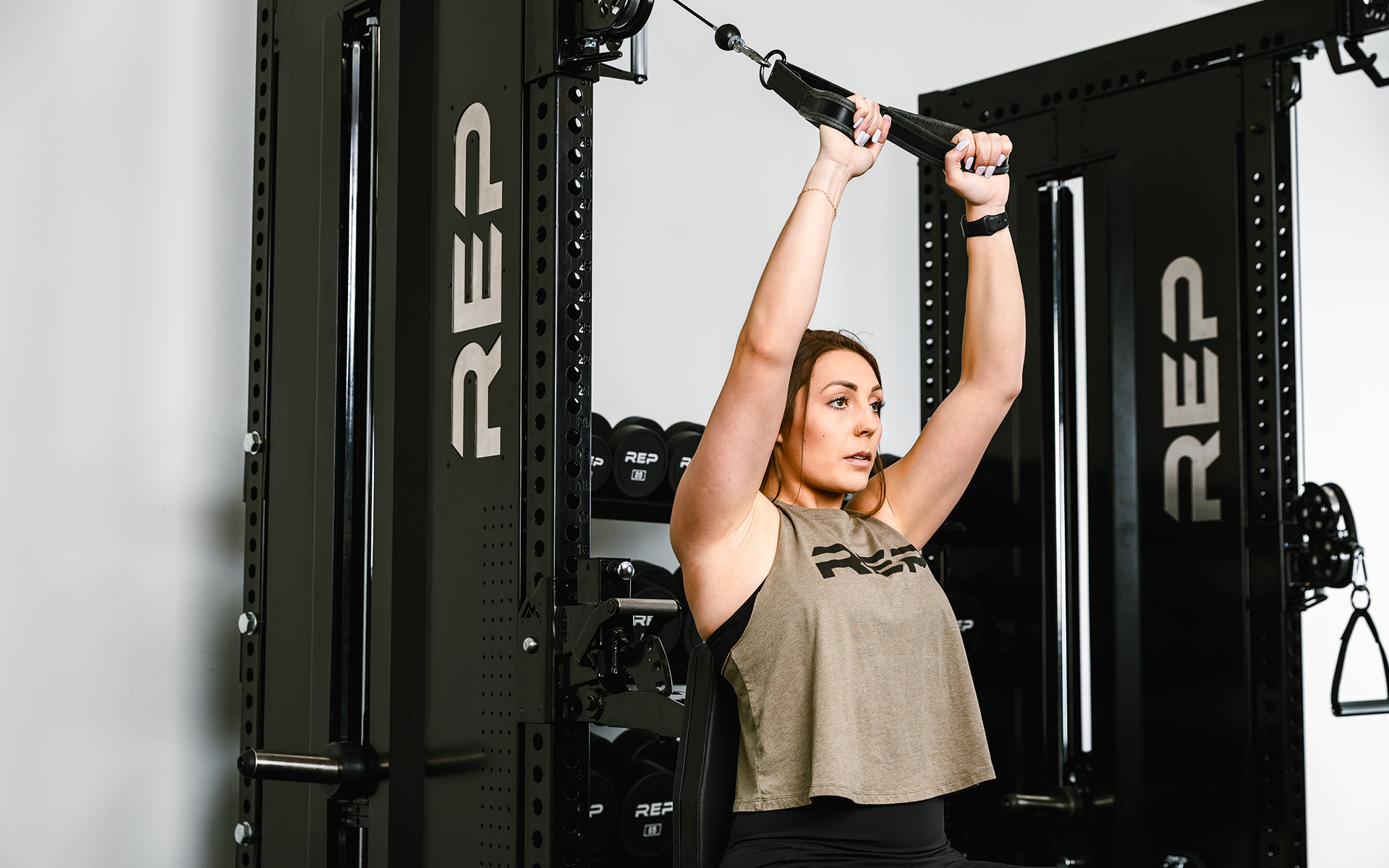 Adonis™ - Dual Cable Tower with Storage | REP Fitness