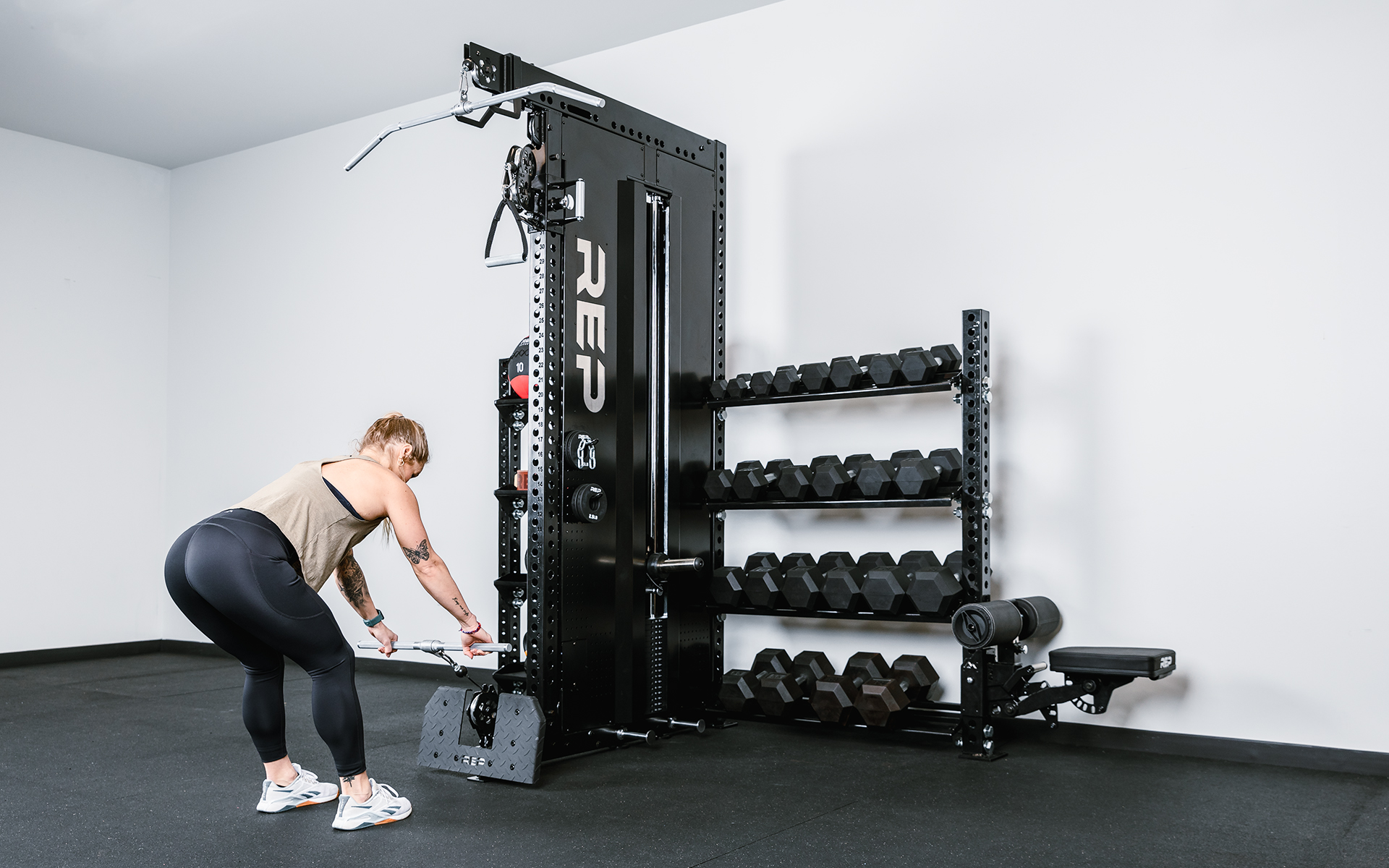Adonis™ - Cable Tower With Storage | REP Fitness
