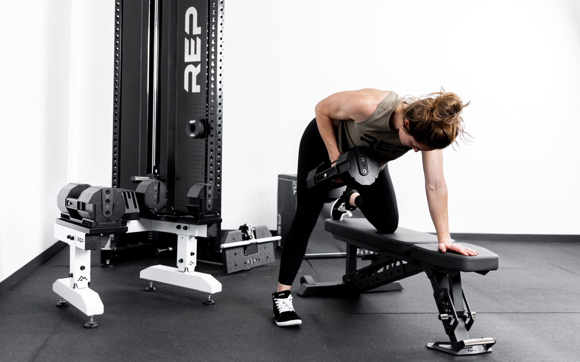 REP® Adjustable Dumbbell Stand Leveling Feet | REP Fitness