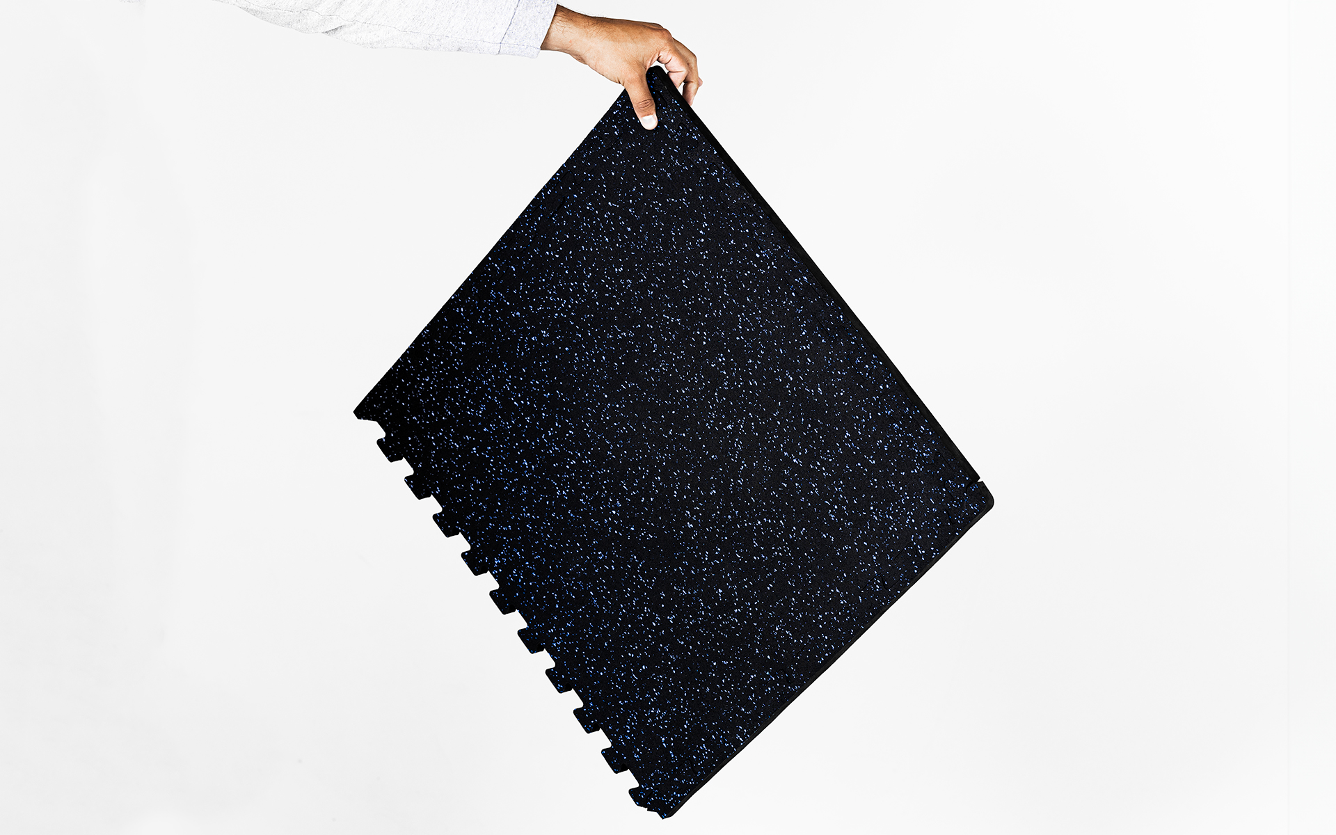 Rubber-Topped Foam Floor Tiles | REP Fitness | Home Gym Flooring
