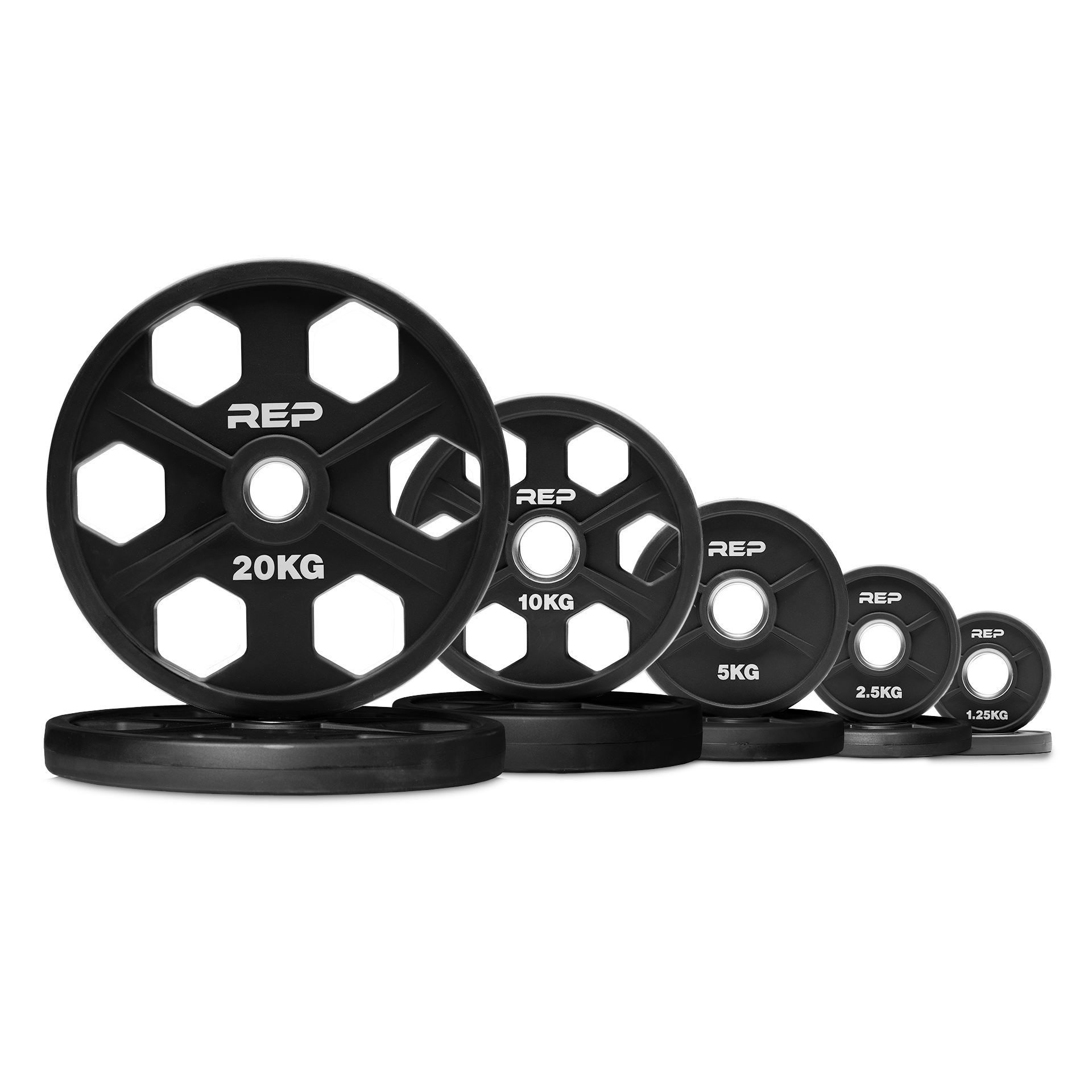 Equalizer™ Urethane Coated Plate Sets (KG) | REP Fitness