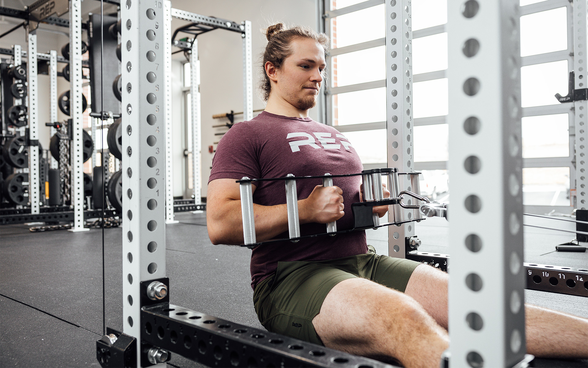 REP® x Kleva Built® Atlas™ Multi-Grip Cable and Landmine Attachment ...